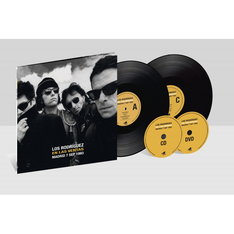 Los Rodriguez - 2vinilo+CD+DVD En las Ventas. Madrid 7 sep 1993