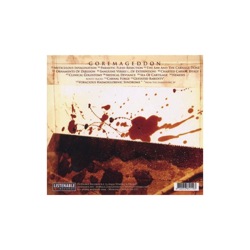 Aborted - Cd Goremageddon (re-release digi)